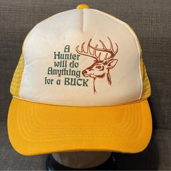 Accessories | Vintage A Hunter Will Do Anything For A Buck Snapback 8s ...